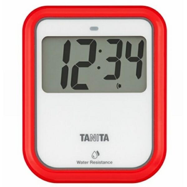 タニタ(TANITA) TD-424-RD 非接触タイマー洗えるタイプ(レッド) : ファーストヤフー店 - 通販 - Yahoo!ショッピング
