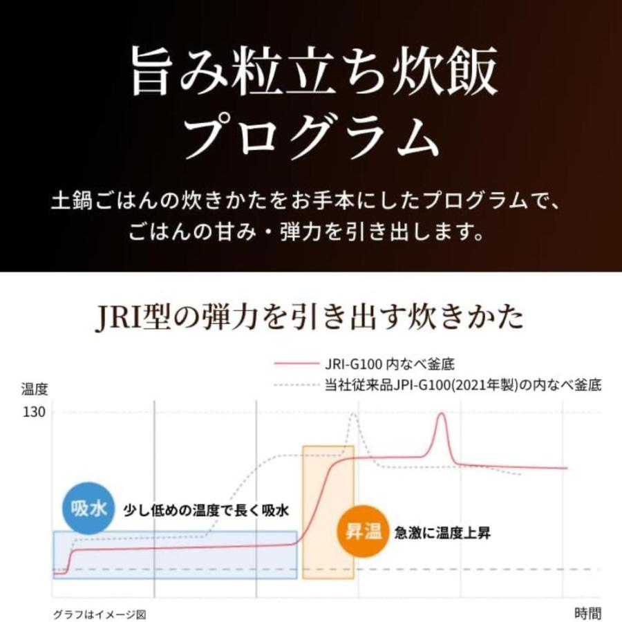 2025新商品 3size タイガー魔法瓶 JRI-C060 JRI-G100 JRI-G180 圧力IHジャー炊飯器 3.5合 5.5合 1升 | タイガー 炊飯器 ご泡火炊き 炊きた ...
