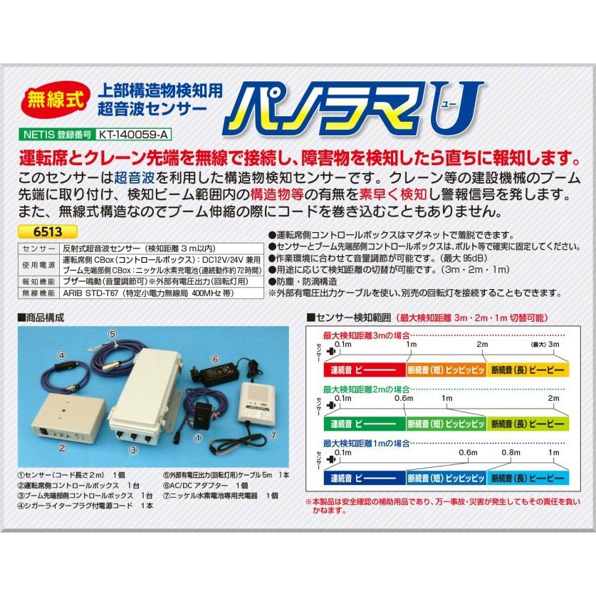 つくし工房 安全標識 6513 パノラマU 無線式上部構造物検知用超音波センサー : ファーストヤフー店 - 通販 - Yahoo!ショッピング