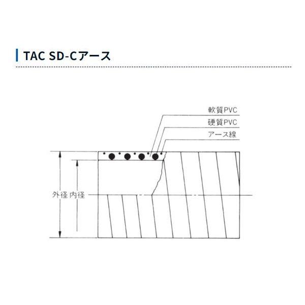 東拓工業 TAC SD-C食品 食品用ホース 径100 定尺20m : ファーストヤフー店 - 通販 - Yahoo!ショッピング