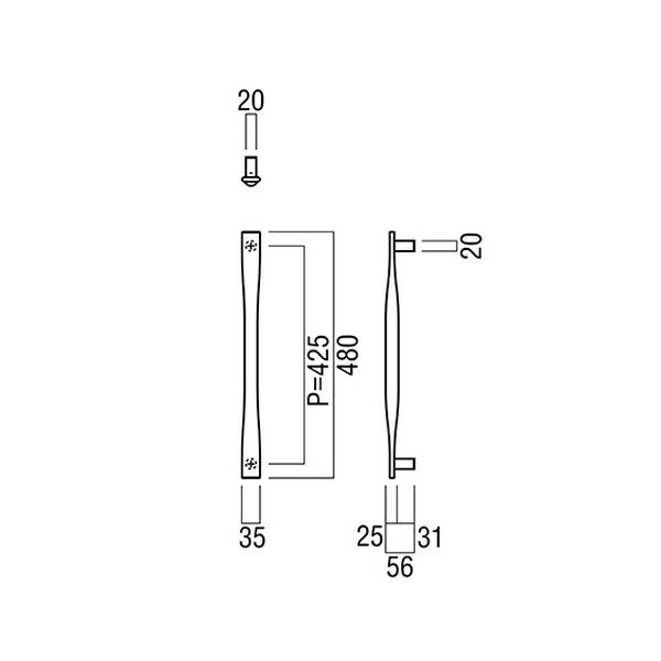 UNION（ユニオン）[ネオイズム] ドアハンドル 押し棒 G1065-01-051 : union-g1065-01-051 : ファースト ...
