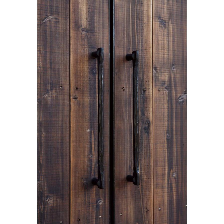 ユニオン(DIY) UNION(ユニオン) ドアハンドル 押し棒 G1125-01-351 ロートアイアン レジストブラックペイント[ネオ ...