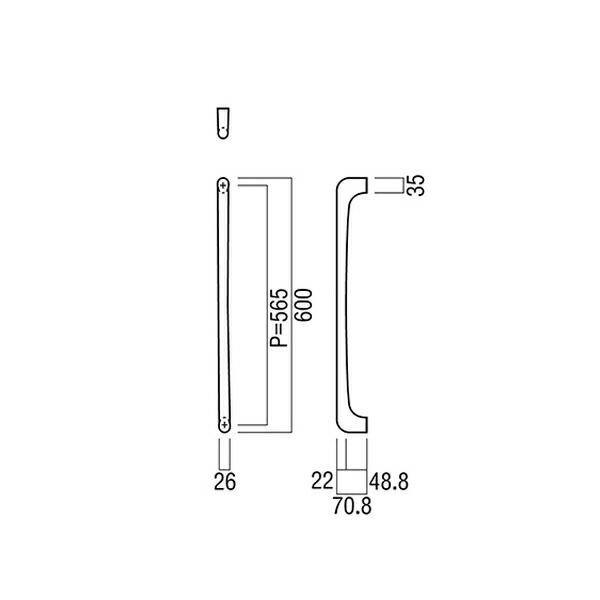 UNION（ユニオン）[ネオイズム] ドアハンドル 押し棒 G1265-25-191 :union-g1265-25-191:ファーストヤフー店 - 通販 - Yahoo!ショッピング