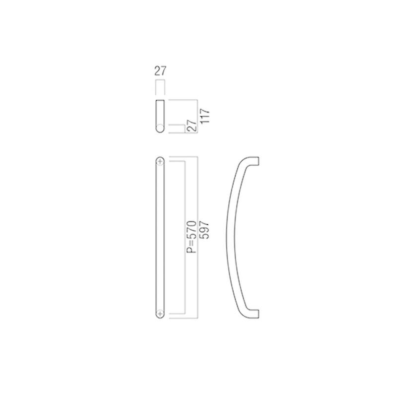 ユニオン(DIY) UNION(ユニオン) H2503-01-088 ドアハンドル ケアハンドル 1セット(内外) [ネオイズム ...