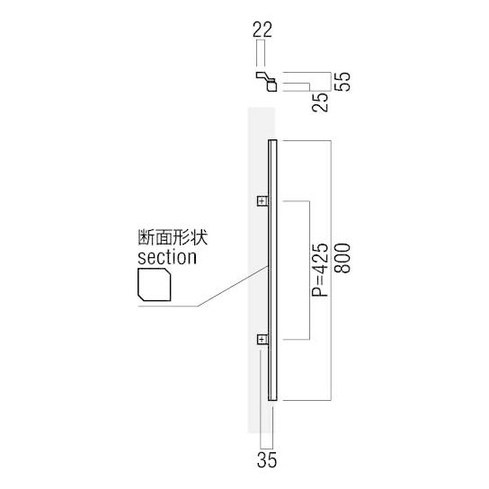 ユニオン(DIY) UNION(ユニオン) T665-26-047 ドアハンドル 押し棒 1セット(内外) [ネオイズム] : ファーストヤフー店 - 通販 - Yahoo!ショッピング