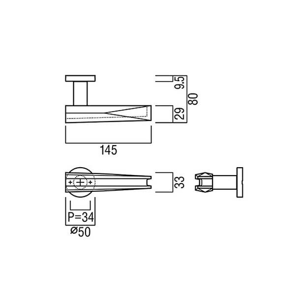 UNION（ユニオン）[イノヴ・イノブ] 建築用金物 レバーハンドル UL1083-001 :union-ul1083-001:ファーストヤフー店 - 通販 - Yahoo!ショッピング