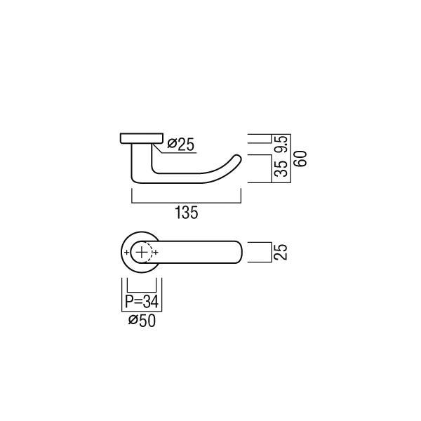 UNION(ユニオン) レバーハンドル UL425-001 アルミ シルバー[イノヴ] : ファーストヤフー店 - 通販 - Yahoo!ショッピング