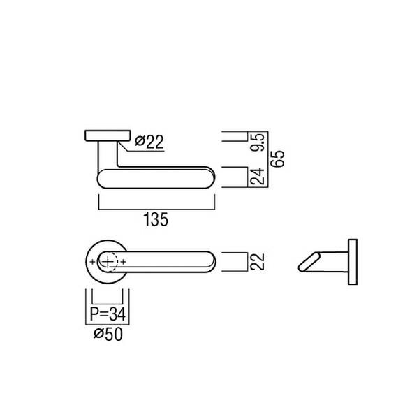 UNION（ユニオン）[イノヴ・イノブ] 建築用金物 レバーハンドル UL441-002 :union-ul441-002:ファーストヤフー店 - 通販 - Yahoo!ショッピング