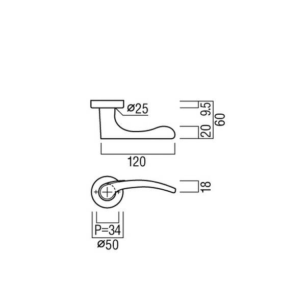 UNION（ユニオン）[イノヴ・イノブ] 建築用金物 レバーハンドル UL601-005 :union-ul601-005:ファーストヤフー店 - 通販 - Yahoo!ショッピング