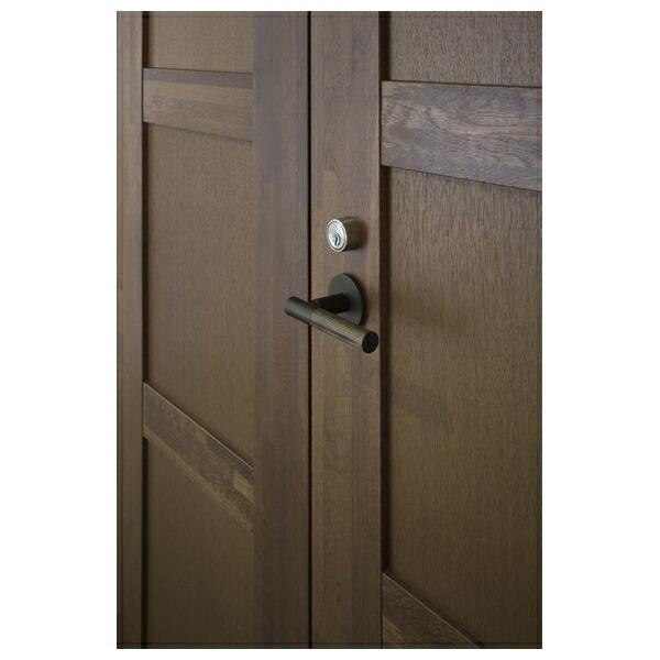 UNION(ユニオン) レバーハンドル UL690-005 強化木 マットスコッチ＋アルミ ユニフロストシルバー[イノヴ] : ファーストヤフー店 - 通販 - Yahoo!ショッピング