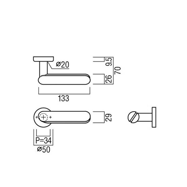 UNION（ユニオン）[イノヴ・イノブ] 建築用金物 レバーハンドル UL717-004 :union-ul717-004:ファーストヤフー店 - 通販 - Yahoo!ショッピング