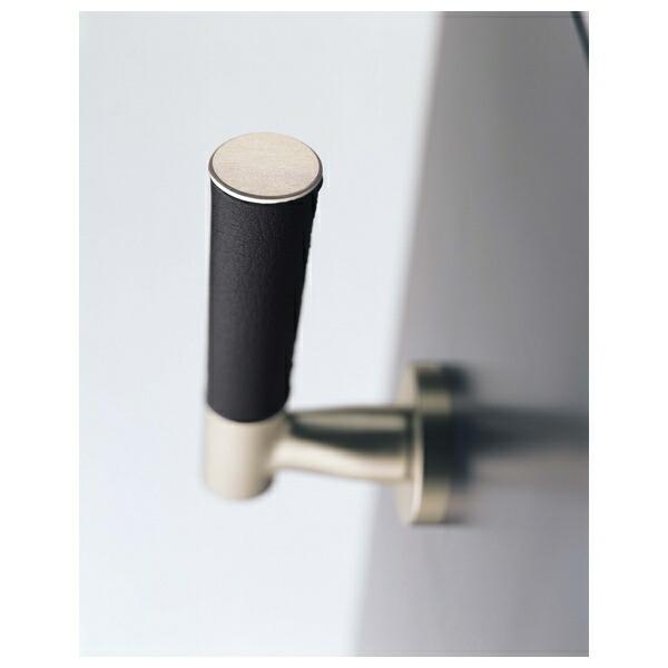 UNION(ユニオン) レバーハンドル UL777-013 レザー ブラック＋アルミ ヘアラインステンカラー[イノヴ] : ファーストヤフー店 - 通販 - Yahoo!ショッピング