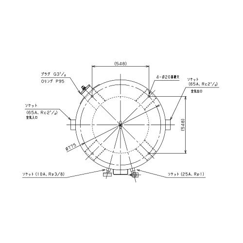明治機械製作所 空気タンク 987L ST1000D-90 [法人限定] : ファーストヤフー店 - 通販 - Yahoo!ショッピング