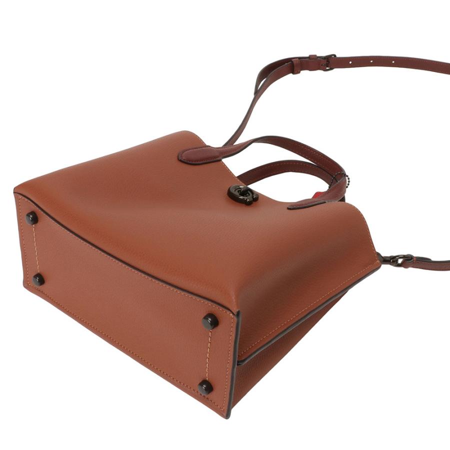 COACH（コーチ） COACH C9092 V5MBV ウィロウ カラーブロック トート 24 2WAY ショルダー・トートバッグ サドル ...