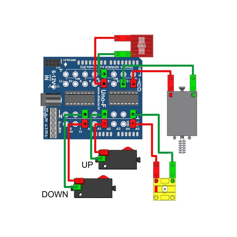 LEGO fischertechnik for Arduino DIDACTA Arduino拡張カード Uno-F board version1 バージョン1（Arduino等は別途手配して ...