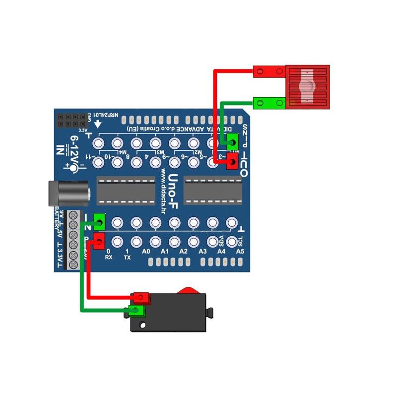 LEGO fischertechnik for Arduino DIDACTA Arduino拡張カード Uno-F board version1 バージョン1（Arduino等は別途手配して ...
