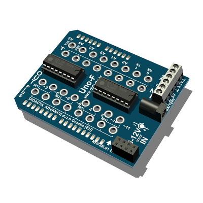 LEGO fischertechnik for Arduino DIDACTA Arduino拡張カード Uno-F board version1 バージョン1（Arduino等は別途手配して ...