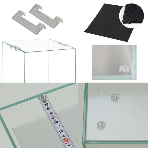 GEX (アクアリウム 用品)JUN クオリア 4545 （45×30×45cm）クリアガラス フレームレス : 熱帯魚通販のネオス - 通販 - Yahoo!ショッピング