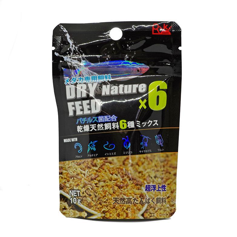 GEX ゆうパケット290円リキジャパン メダカ専用飼料 DRY Nature Feed ×6 10g 1袋 : 熱帯魚通販のネオス - 通販 - Yahoo!ショッピング