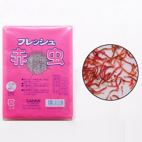 さんみ フレッシュ赤虫 100g 20枚 冷凍飼料 :sanmi20221101-2:熱帯魚通販のネオス - 通販 - Yahoo!ショッピング