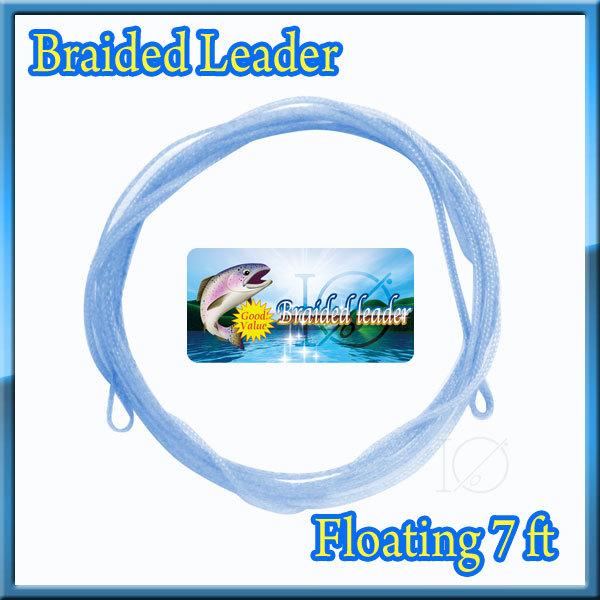 ブレイデッドリーダー 7ft フローティング Braided Leader 20LB Light blue : braided-leader ...