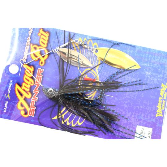 ★WaterLand ウォーターランド Angel Spinner Bait エンジェルスピナーベイト 3/8oz #A02 ブラックブルー★ ...