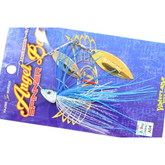 ★WaterLand ウォーターランド Angel Spinner Bait エンジェルスピナーベイト 3/8oz #A04 スカイブルー★ ...