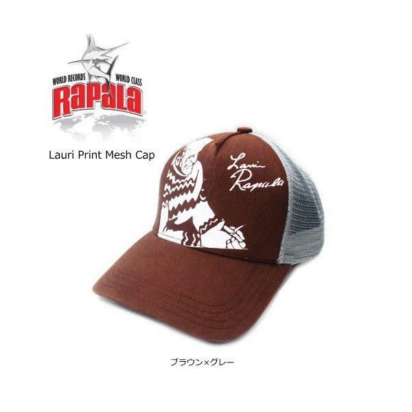RaPaLa（ラパラ） ラウリ プリント メッシュキャップ RC-129 ブラウン＆グレー : フィッシング釣人館 Yahoo!店 - 通販 ...
