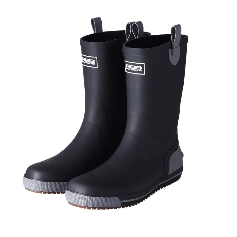 リバレイ RBB ボートゲームブーツロング ブラック×グレー #7776 (デッキ ブーツ 船 オフショア 釣り) : フィッシング遊web店 - 通販 - Yahoo!ショッピング