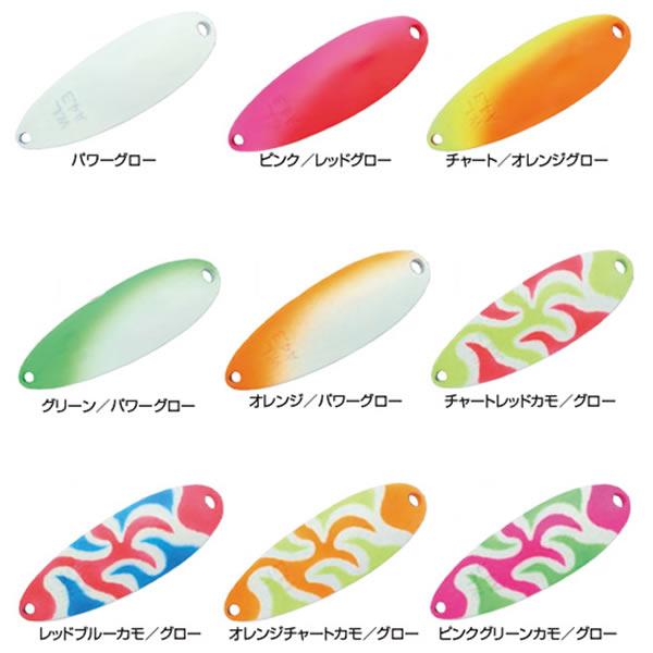 ウォーターランド アルミん 4.3g グローカラー (スプーン ウォーターランド アルミん 4.3g グローカラー (スプーン