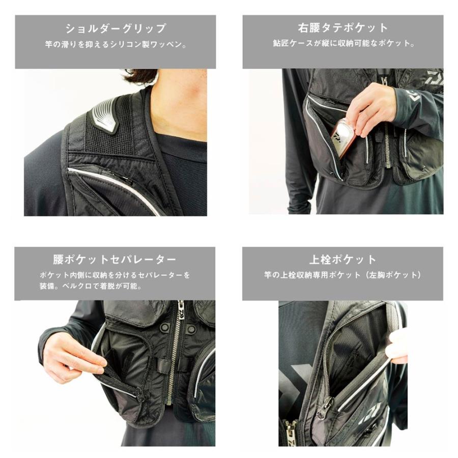 ダイワ フロートショートフィッシングベスト グレー DV-3025F (鮎ベスト)【送料無料】 : フィッシング遊web店 - 通販 - Yahoo!ショッピング