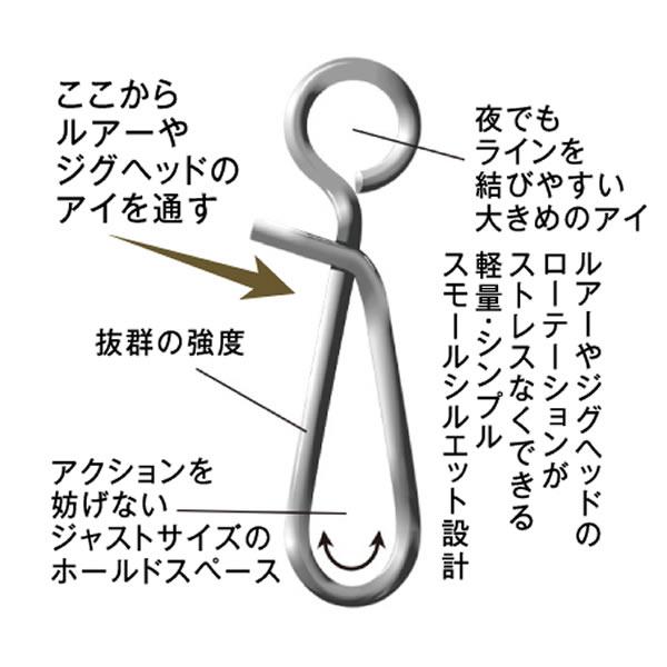 Shout! ジャングルジム スキップ J504 (サルカン・スナップ) ゆうパケット可 : フィッシング遊web店 - 通販 - Yahoo!ショッピング