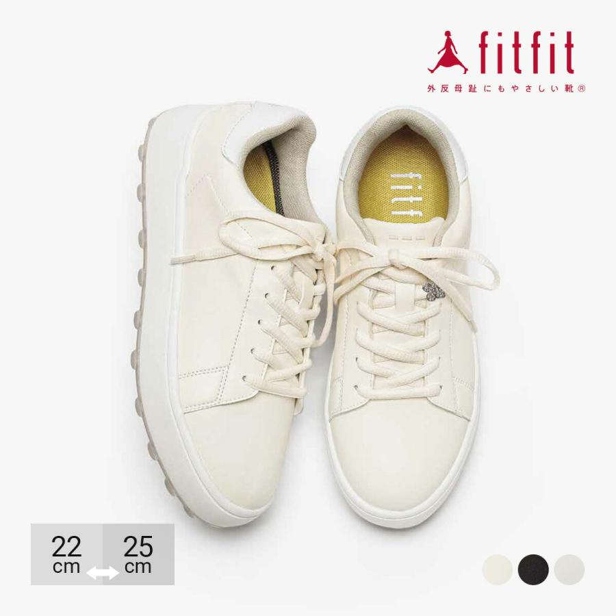 fitfit サイズ交換送料無料 外反母趾 快適クッションビジュースニーカー レディース 痛くない ローカットスニーカー 靴 フィットフィット : fitfit・フィットフィット公式ヤフー ...