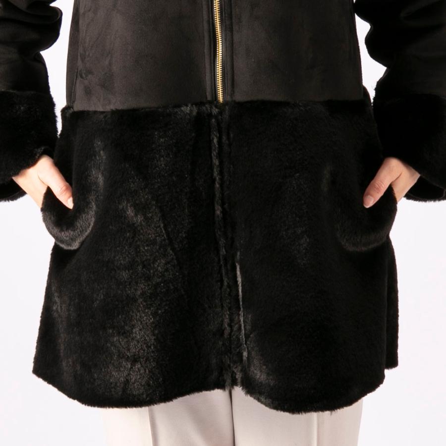 ノアジェ NOA-GE レディースアウター フェイクムートンコート 121-4699-2240 フィットハウス : FIT HOUSE - 通販 - Yahoo!ショッピング