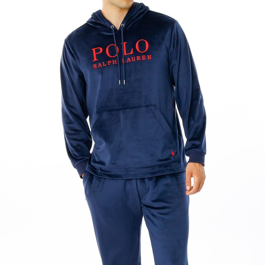 ポロラルフローレン POLO RALPH LAUREN メンズトップス Velour Hoodie Longsleeve ブラッシュドベロア フーディー ロングスリーブ RM8-A010 ...