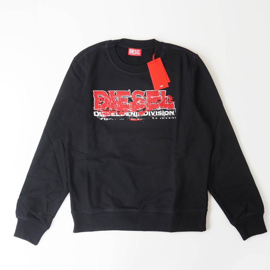 DIESEL（ディーゼル） S-GINN-K40 パフプリント ロゴ スウェットシャツ ブラック : FITS - 通販 - Yahoo!ショッピング