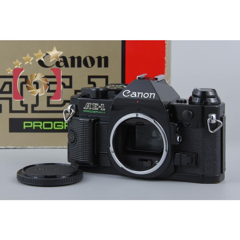 キヤノン（Canon） 【中古】Canon AE-1 PROGRAM ブラック フィルム一眼レフカメラ 元箱付き : 中古カメラのファイブ ...