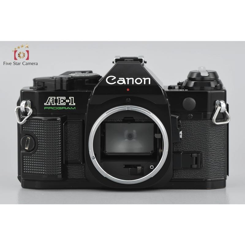 【中古】Canon キヤノン AE-1 PROGRAM ブラック フィルム一眼レフカメラ :canon-ae1-program-0221-:中古カメラのファイブスターカメラ - 通販 ...