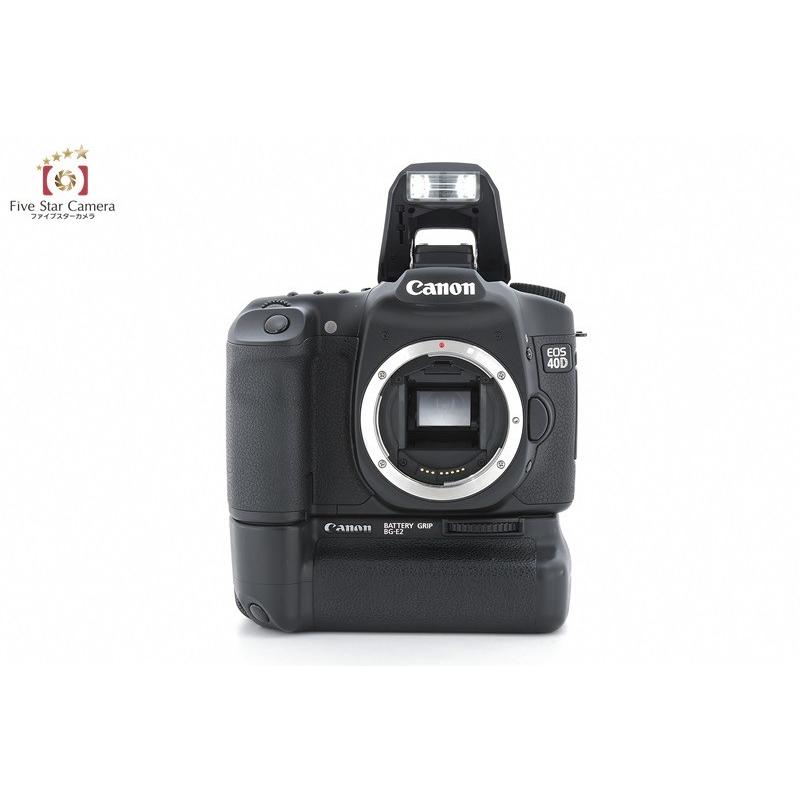 EOS 40D 【中古】Canon キヤノン + BG-E2 バッテリーグリップ : 中古カメラのファイブスターカメラ - 通販 - Yahoo!ショッピング