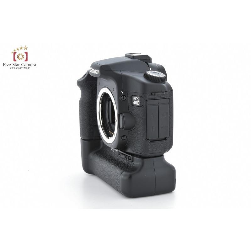 EOS 40D 【中古】Canon キヤノン + BG-E2 バッテリーグリップ : 中古カメラのファイブスターカメラ - 通販 - Yahoo!ショッピング