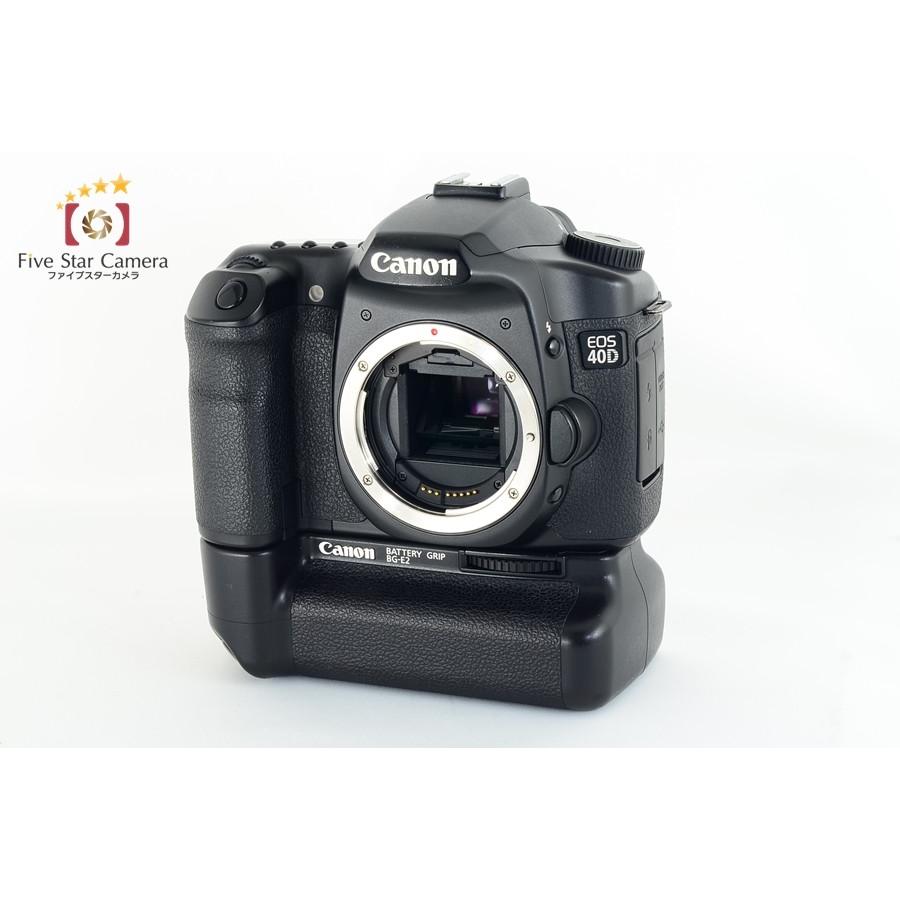 EOS DIGITAL 【中古】Canon キヤノン 40D BG-E2 バッテリーグリップ付属 : 中古カメラのファイブスターカメラ - 通販 - Yahoo!ショッピング