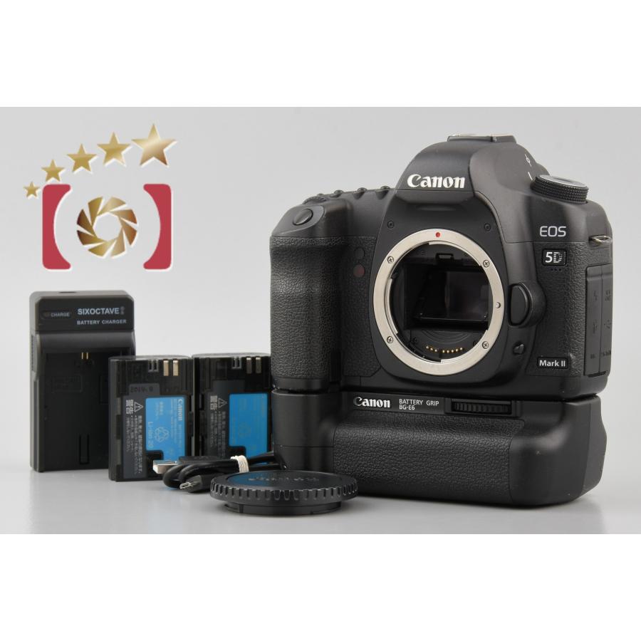 EOS DIGITAL 【中古】Canon キヤノン 5D Mark II + BG-E6 バッテリーグリップ : 中古カメラのファイブスターカメラ - 通販 - Yahoo!ショッピング