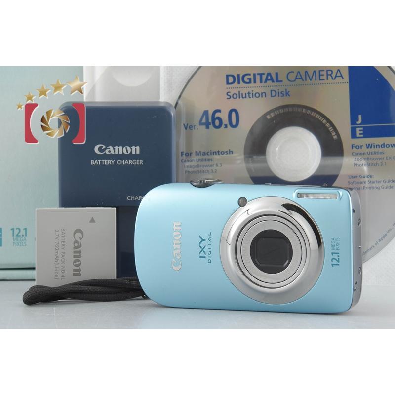 IXY DIGITAL 【中古】Canon キヤノン Digital 510 IS ブルー コンパクトデジタルカメラ 元箱付き : 中古カメラ ...