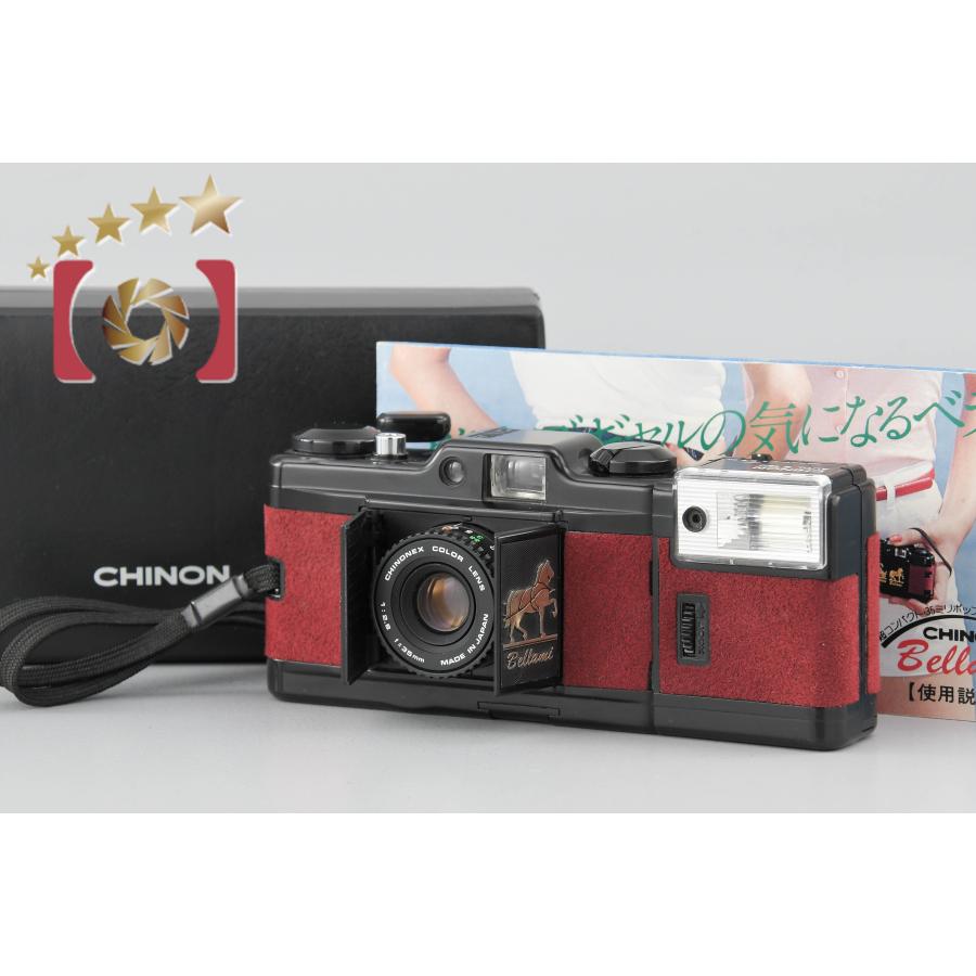 【中古】CHINON チノン Bellami コンパクトフィルムカメラ 元箱付き : 中古カメラのファイブスターカメラ - 通販 ...
