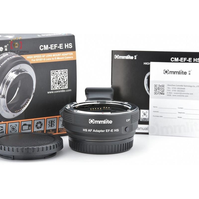 オリンパス 【中古】Commlite コムライト CM-EF-E HS Canon EFレンズ → SONY Eマウントアダプター : 中古カメラのファイブスターカメラ - 通販 ...