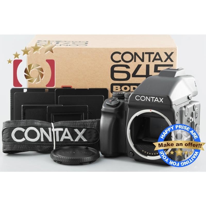 【中古】CONTAX コンタックス 645 中判フィルムカメラ 元箱付き : 中古カメラのファイブスターカメラ - 通販 - Yahoo!ショッピング