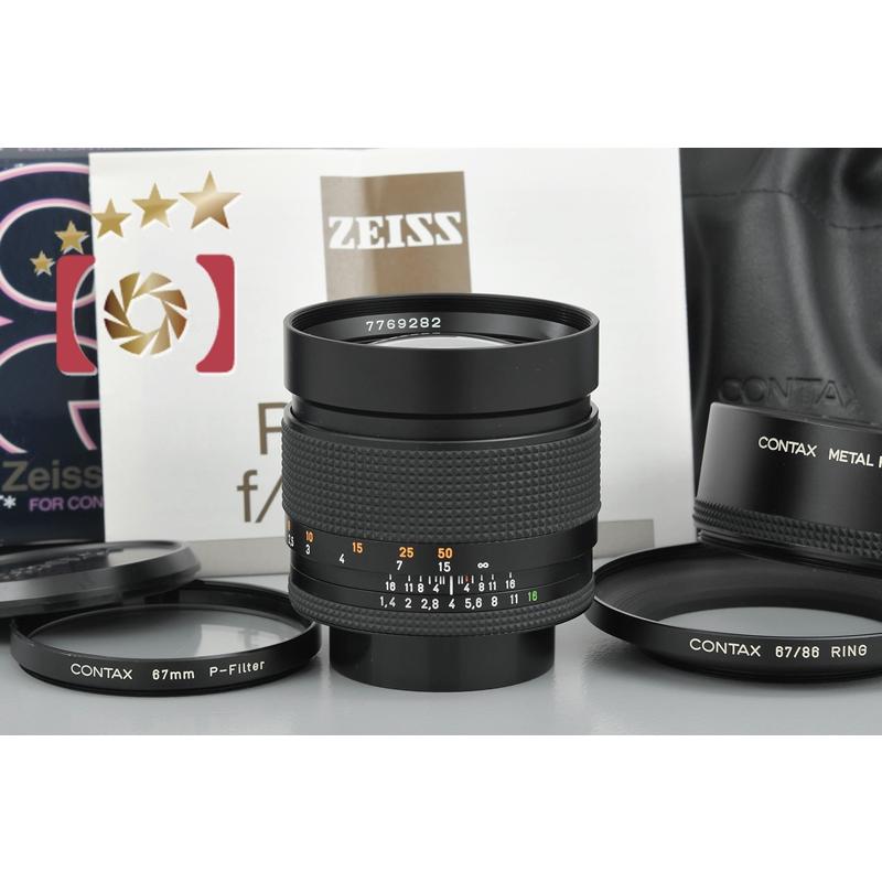 【中古】CONTAX コンタックス Carl Zeiss Planar 85mm f/1.4 T* MMJ 元箱付き : contax-carlzeiss-planar-8514-0110 ...