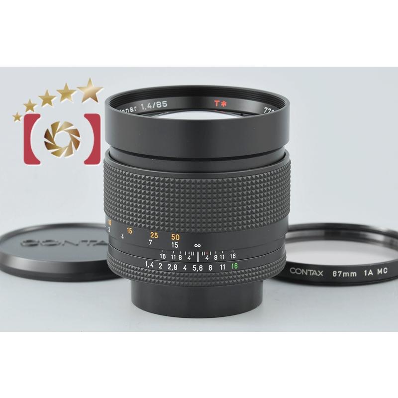 【中古】CONTAX コンタックス Carl Zeiss Planar 85mm f/1.4 T* MMJ : 中古カメラのファイブスターカメラ - 通販 - Yahoo!ショッピング