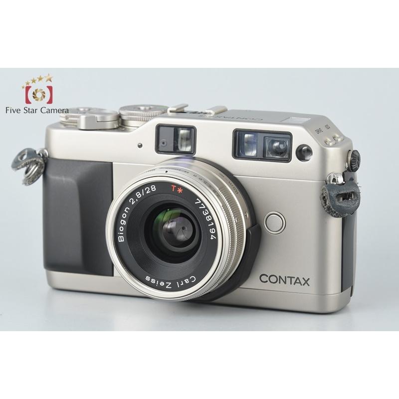 【中古】CONTAX コンタックス G1 + Biogon 28mm f/2.8 T* Planar 45mm f/2 Sonnar 90mm : 中古カメラのファイブスターカメラ - 通販 ...