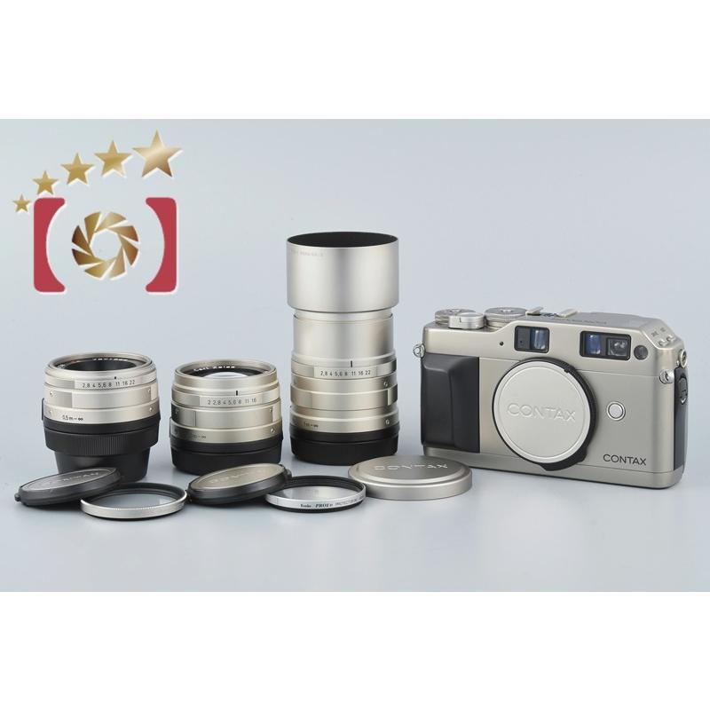 【中古】CONTAX コンタックス G1 ROM改 + Biogon 28mm f/2.8 T* Planar 45mm f/2 Sonnar 90mm : 中古カメラのファイブスターカメラ ...